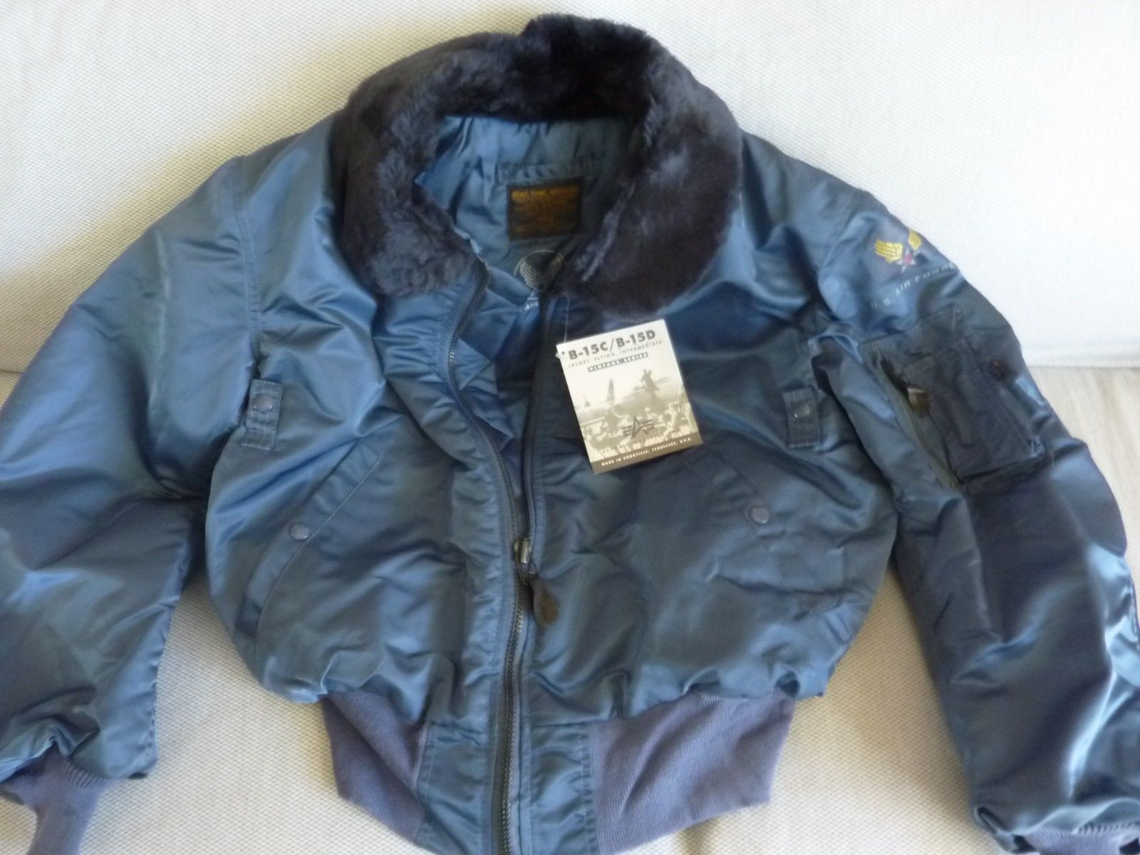 MADE IN USA ALPHA INDUSTRIES B-15D VINTAGE