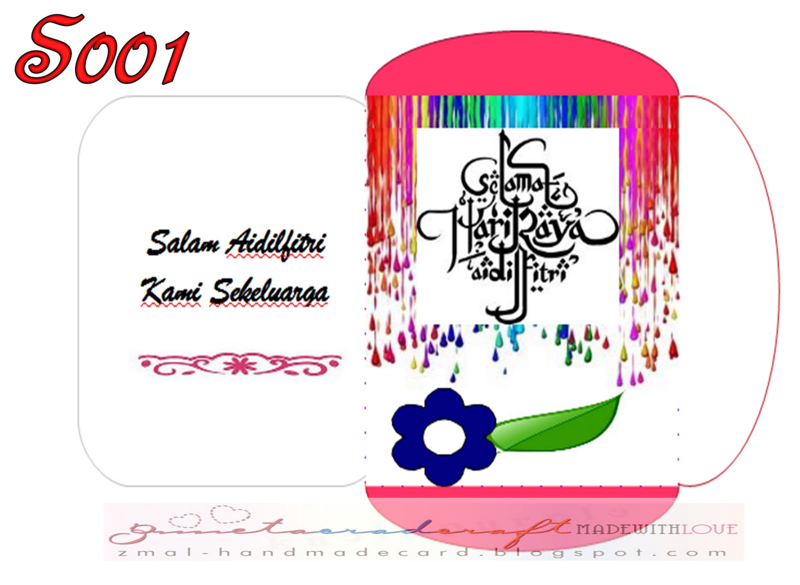 Sampul Duit Raya {handmade} - SAMPLE | Zuneta Card Craft