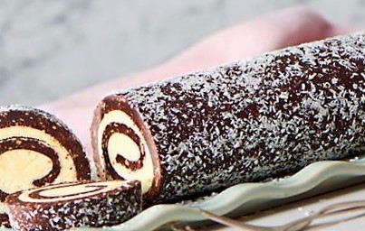 Dobroty na tanieri: Nepečená medovo-kokosová roláda