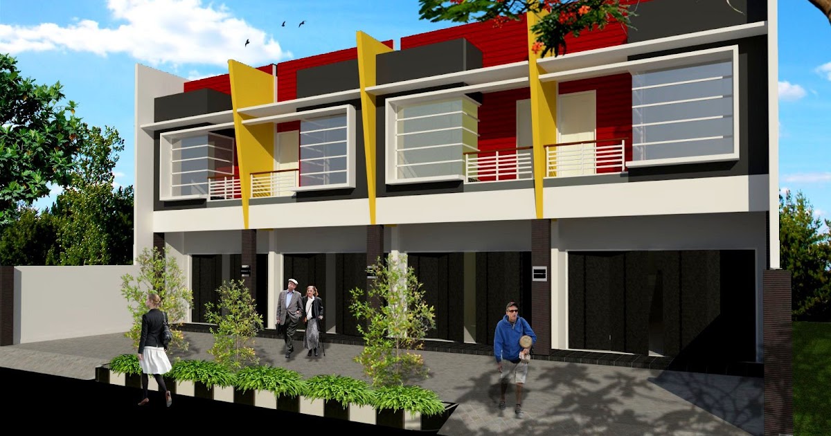 Terbaru 44 Desain Rumah Minimalis Plus Ruko Gambar Minimalis