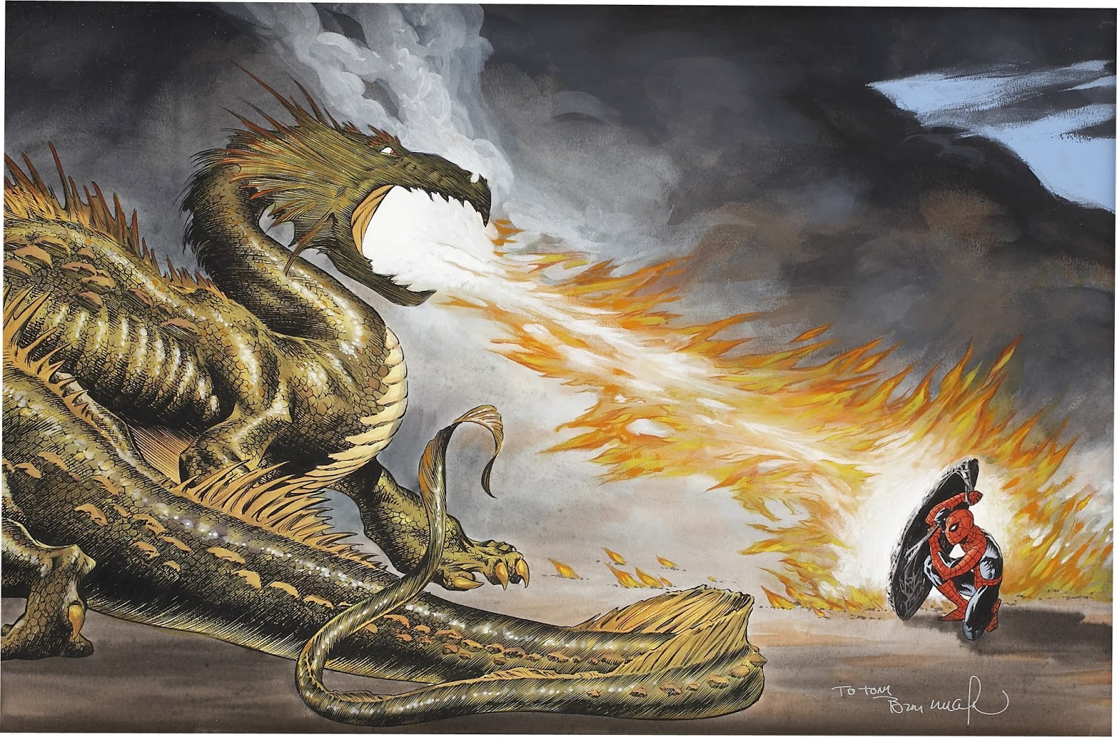 Cap'n's Comics: Hooky Spiderman by Berni Wrightson