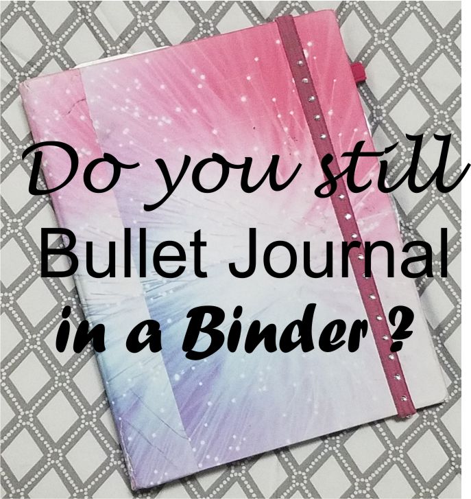 PlanneryButterfly: Do you Still Bullet Journal in a Binder