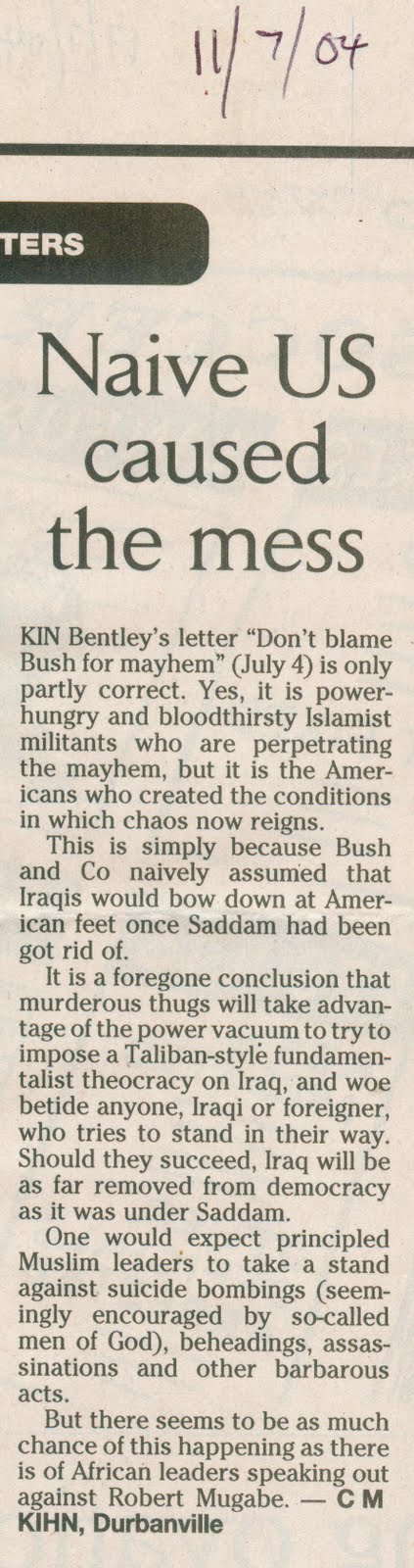 Kin Bentley In Line: Janet Cherry, Glen Goosen, Bernice Wright, Robert ...