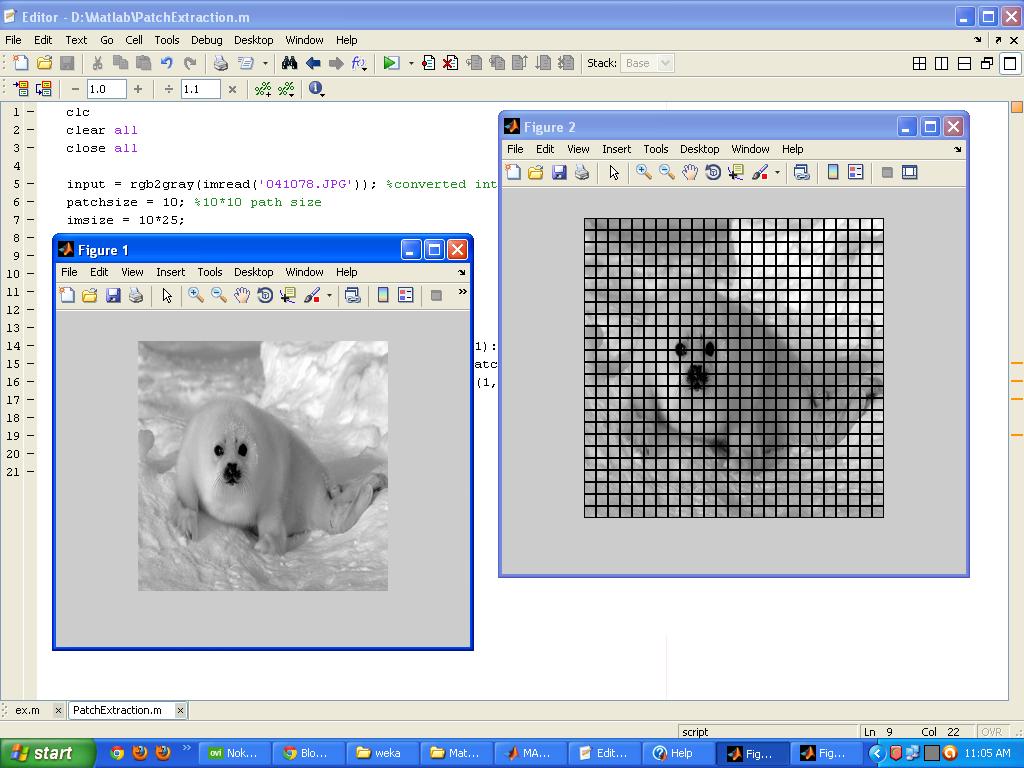 Programming Tips Matlab Image Patch Extraction Code Patch Extraction From An Image Matlab Code 0715
