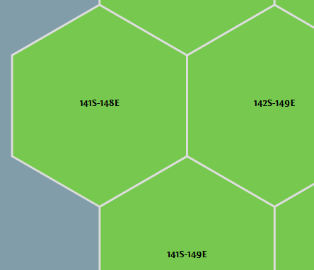 for h in hexes:: Hex Layout