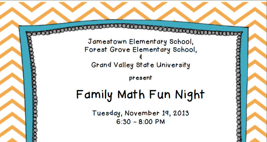 The Anderson Press : Family Math Night!