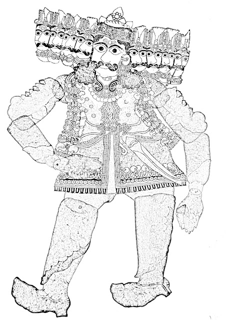 Stock Pictures: Ravana photograph and sketch