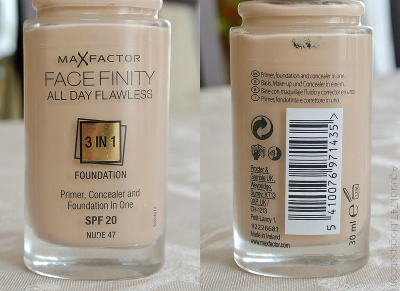 Agusiak747.blogspot.com: Max Factor: Face Finity - podkład 3w1