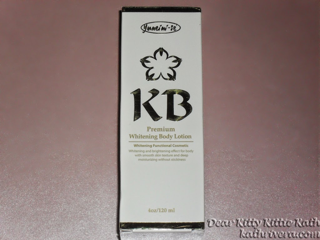 Product Review: KB Premium Whitening Body Lotion SPF 30 | Dear Kitty ...