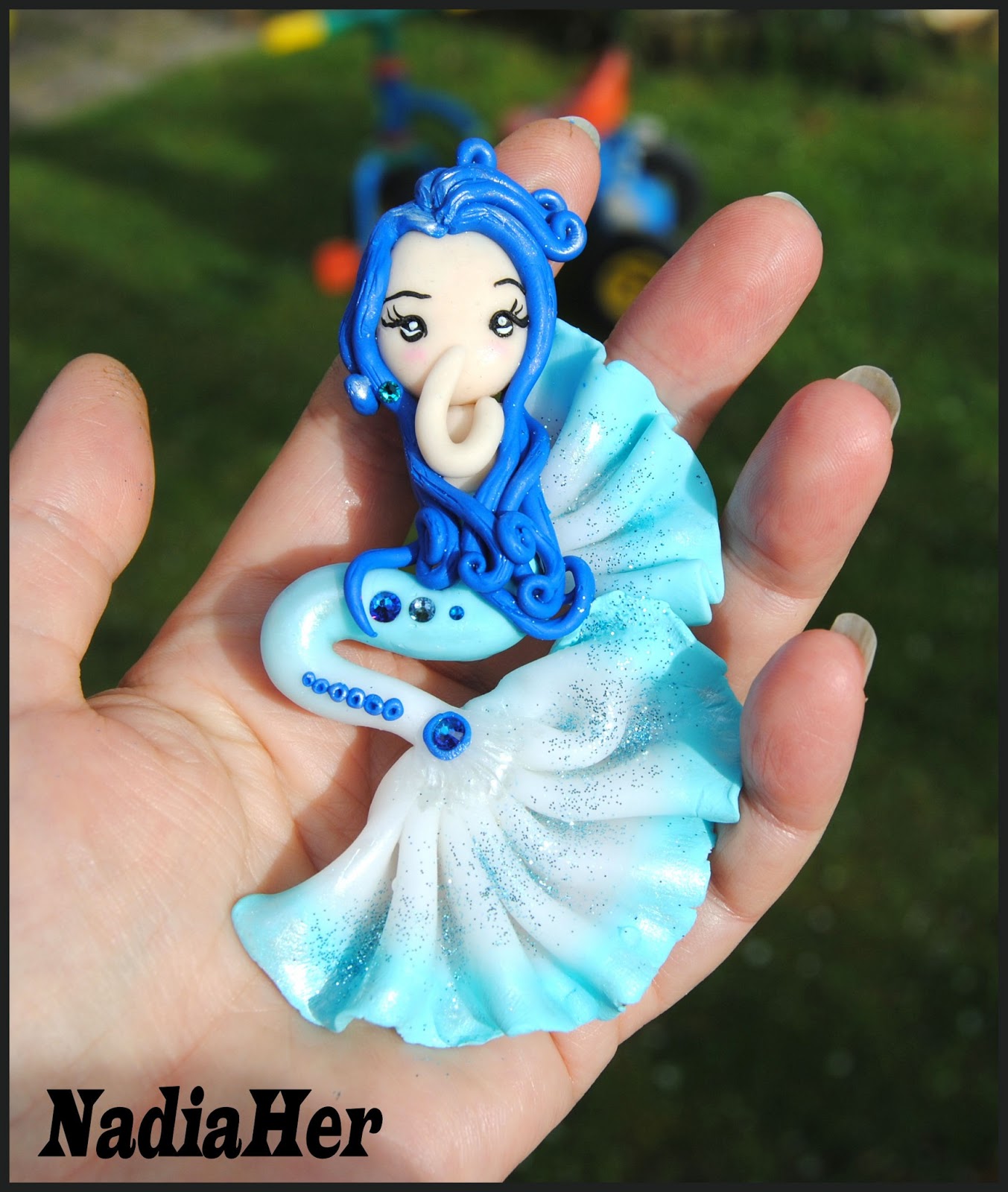 Figurine en fimo, mes premières.