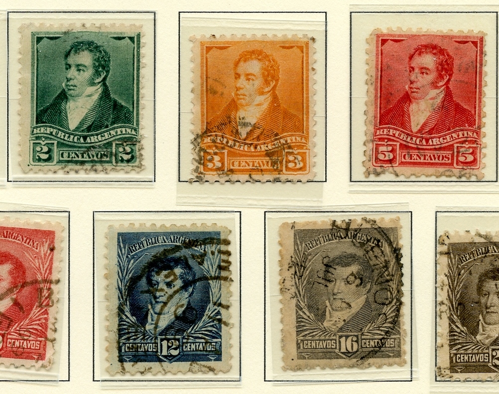 Big Blue 1840-1940: Argentina Stamps - A guide to watermarking