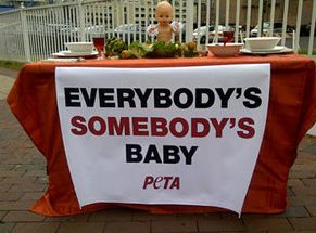 PETA Ad Features Baby as Main Course for Thanksgiving| National ...