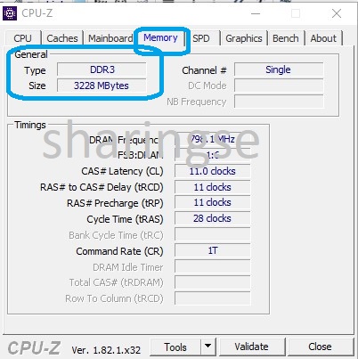 mengetahui tipe ram pada laptop atau komputer kita - dunia-belajar.com