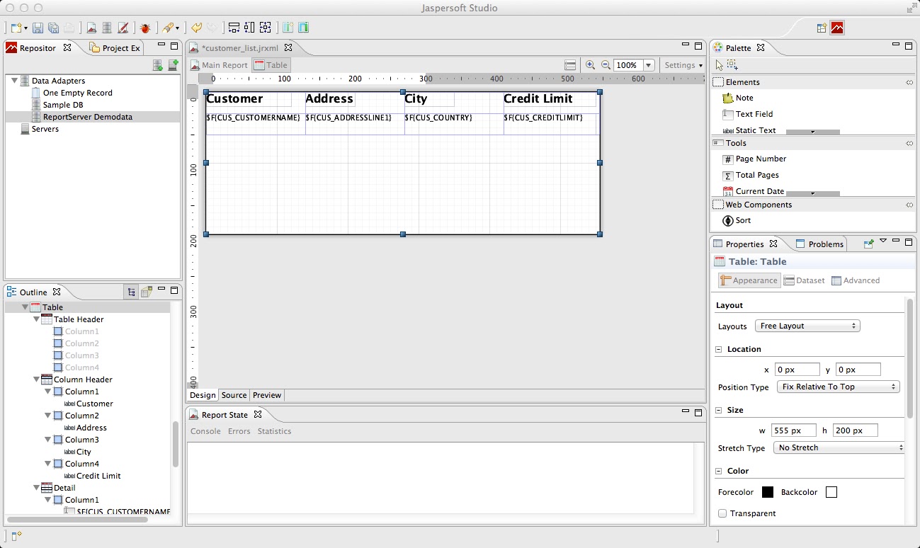 JasperReports with ReportServer – The Basics