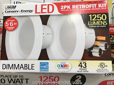 Feit Electric LED 6-inch Retrofit Kit (2 pack) | Costco Weekender