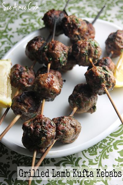 See Aimee Cook: Grilled Lamb Kufta Kebabs