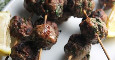 See Aimee Cook: Grilled Lamb Kufta Kebabs