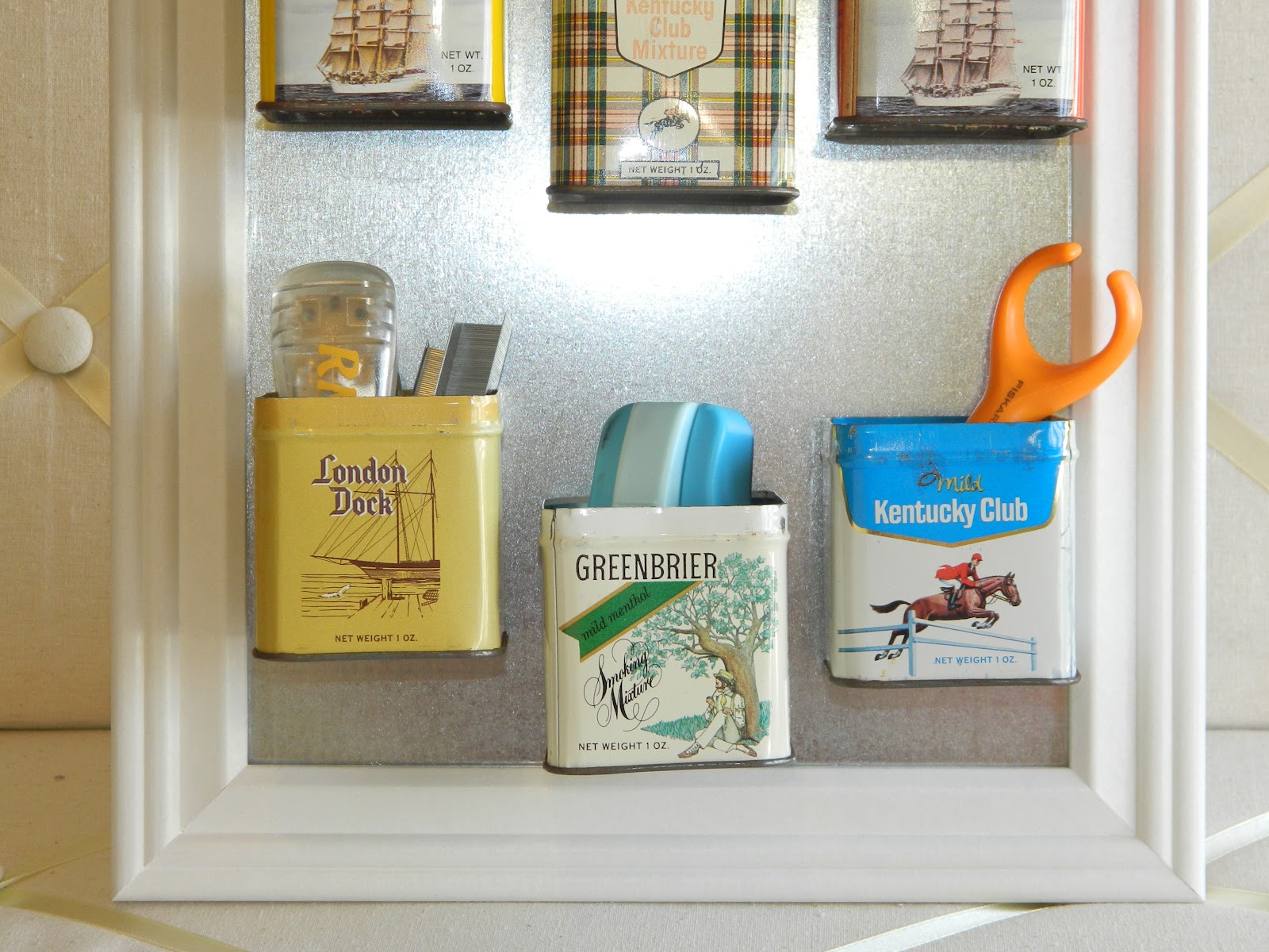The Scrappy Tree: Tin Container Magnet Board