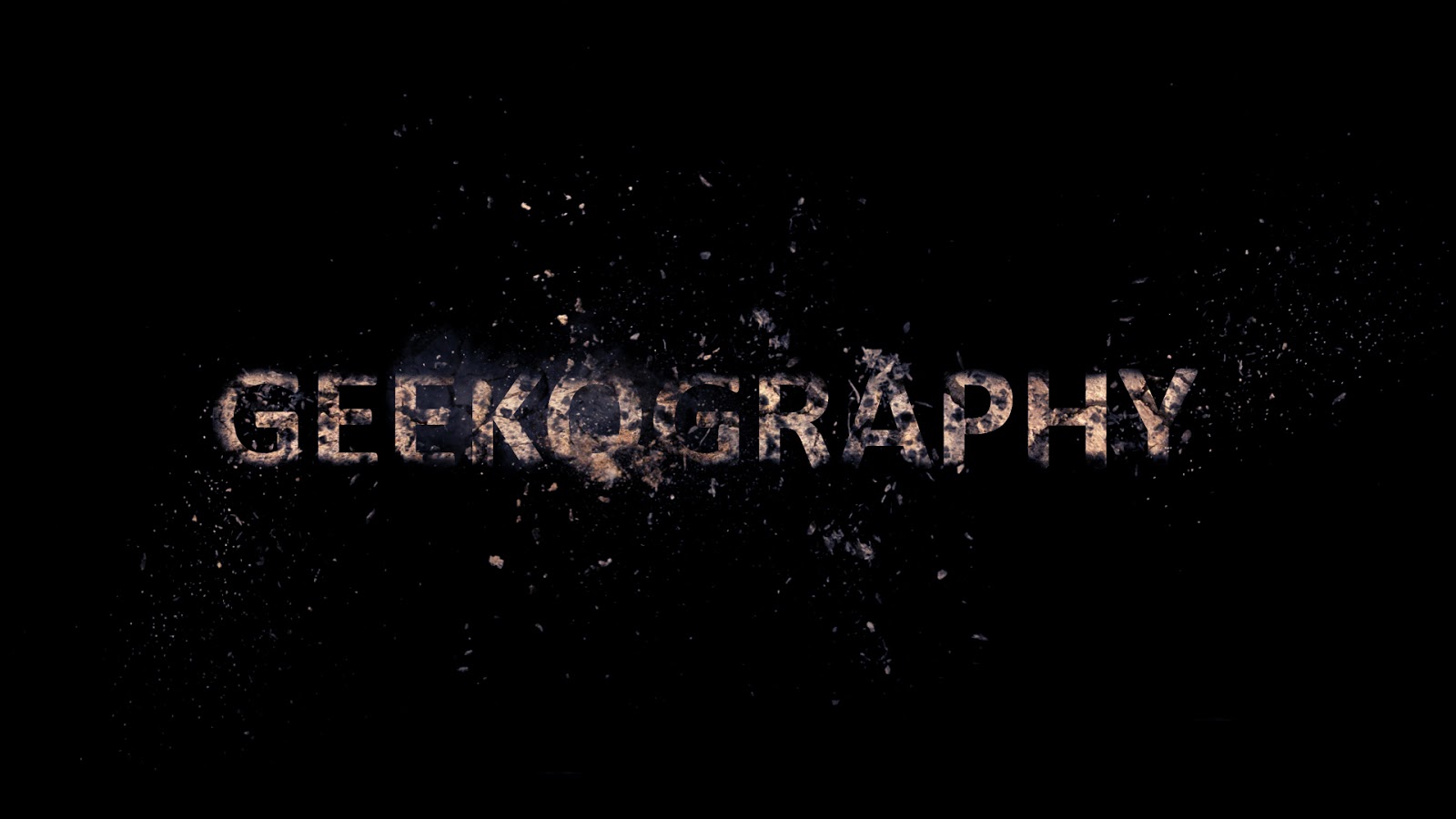 Exploding Text Effect -Tutorial Photoshop - English ~ GEEKOGRAPHY