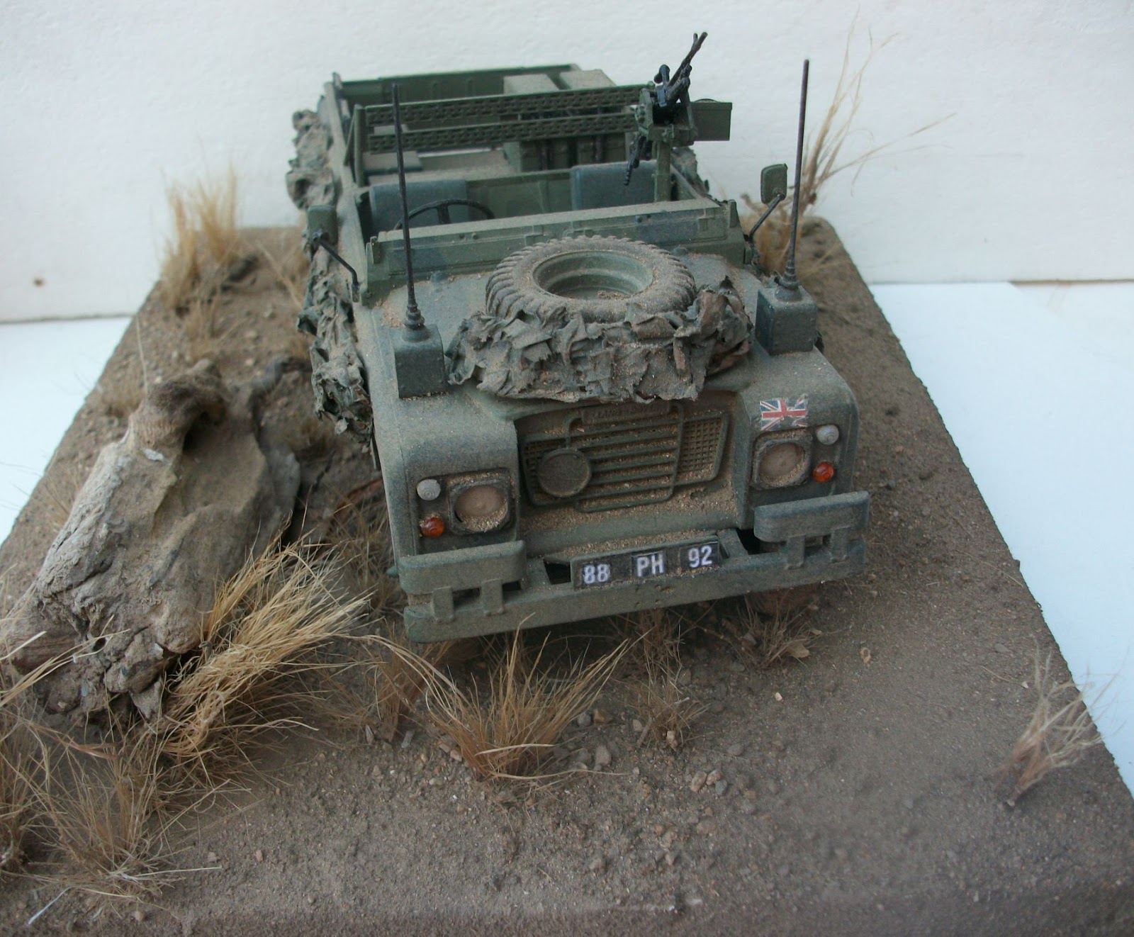 Maquettes Dioramas Sampiero Models: Land Rover 109 paratroopers