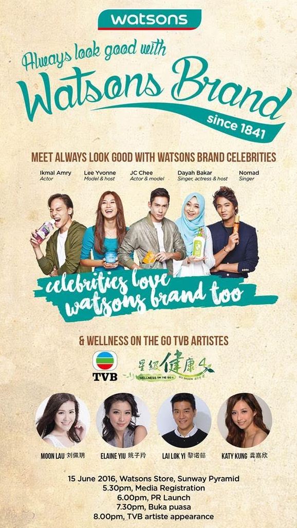 My freedom time's Diary: Always Look Good With Watsons Brand