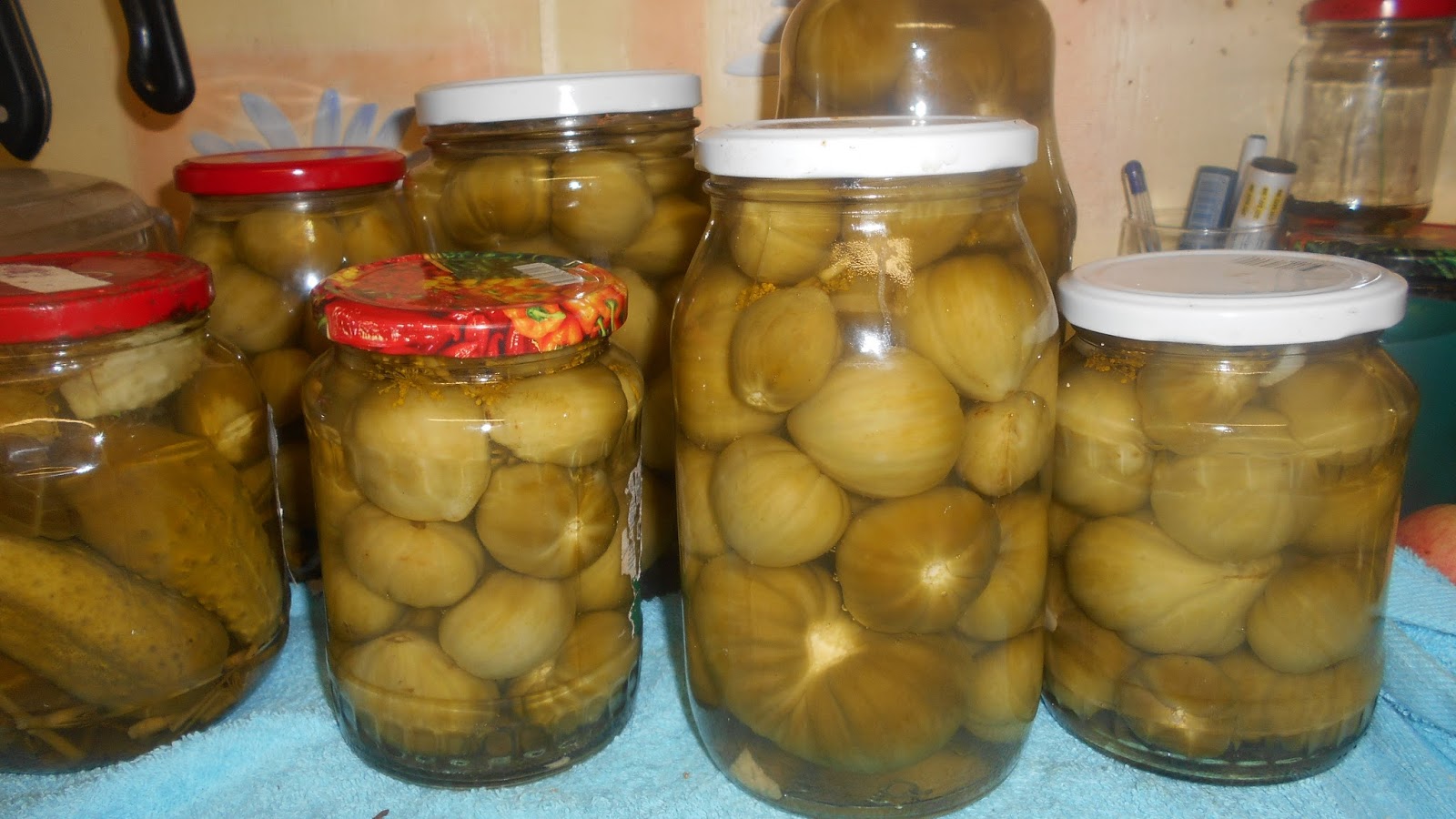 Lailas taka: Marinēti zaļie tomāti