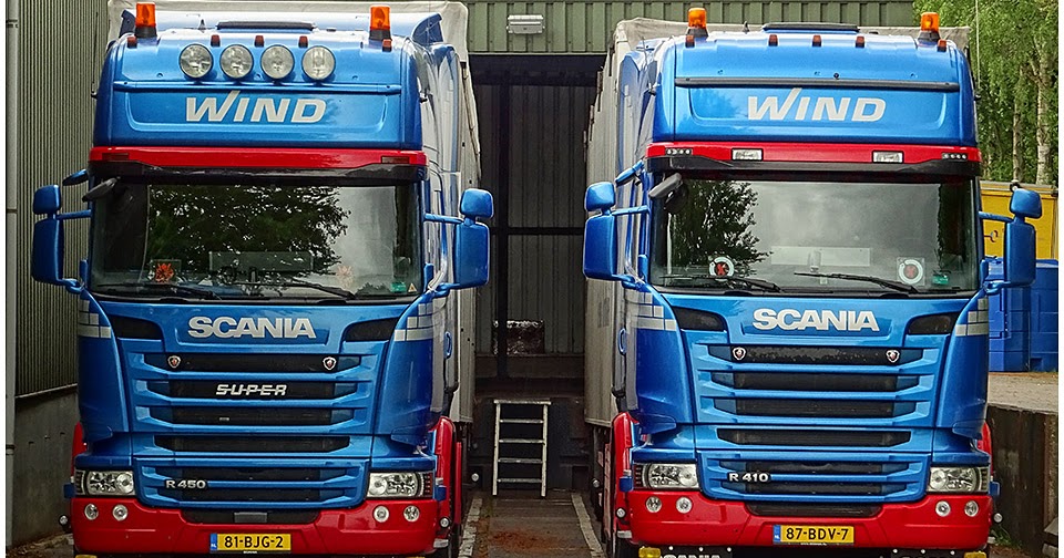 SCANIA: Scania R450 & R410 - Wind Transport Mussel