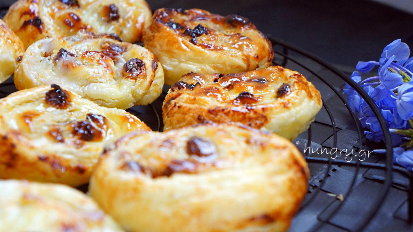 Kitchen Stories: Cream & Raisin Puff Pastry Rolls