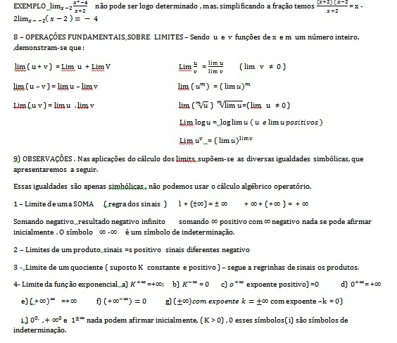 Estudando Matemática: LIMITES