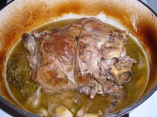 Kitchen Sink Diaries: Braised Leg of Lamb
