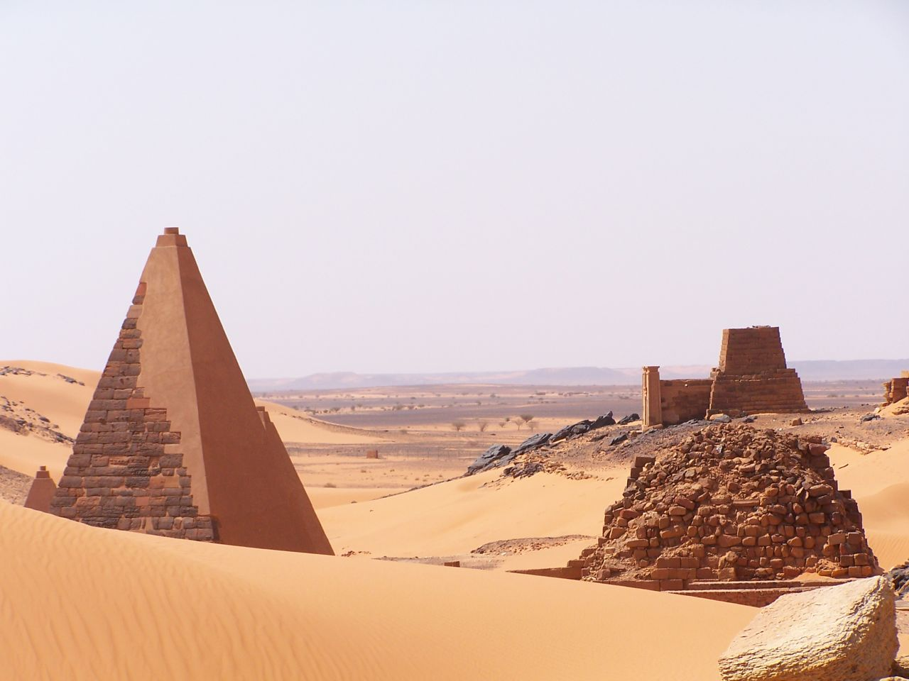 Taking A Bird's Eye View: Meroe Pyramids