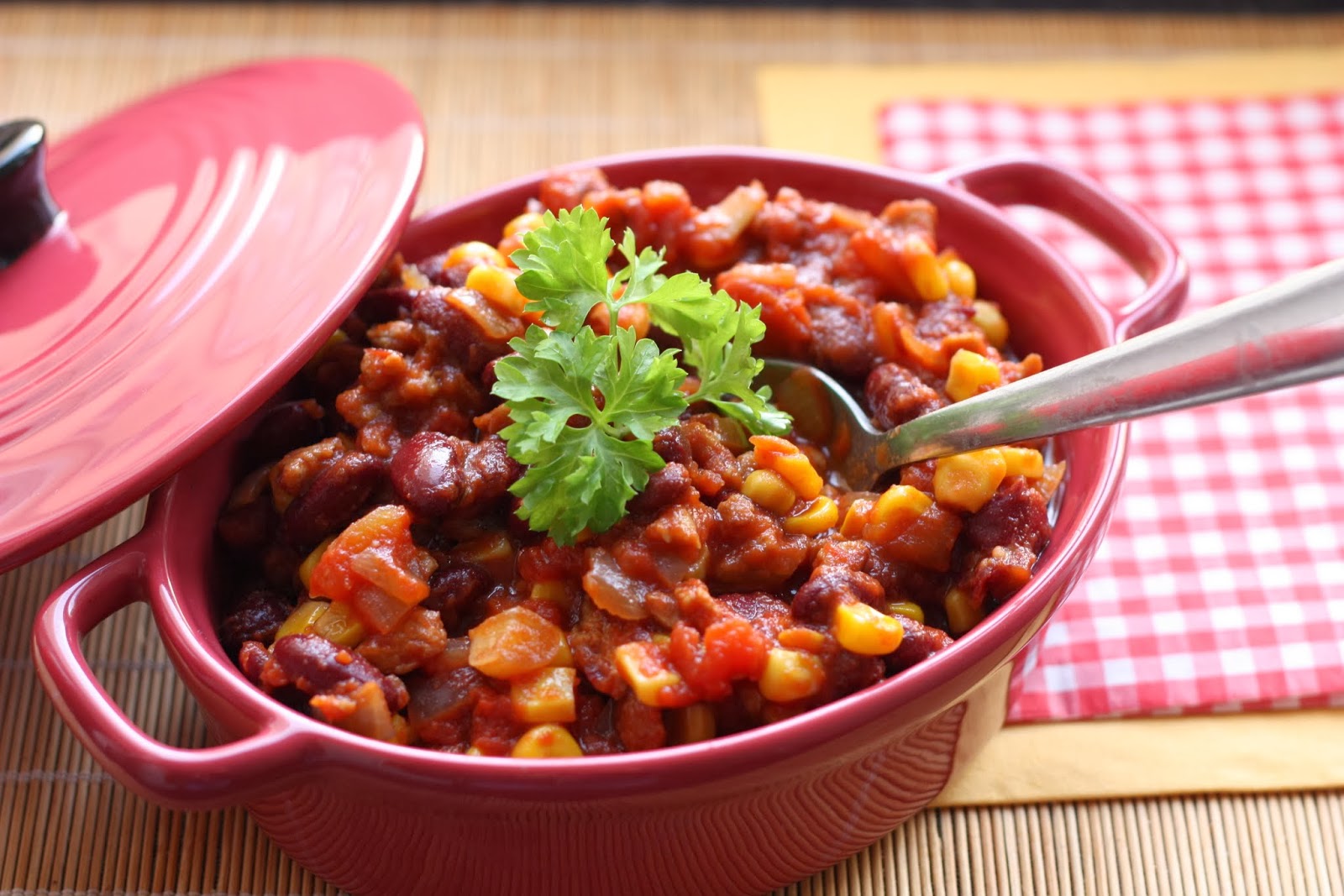 Les petits plats de Rose: Chili sin carne express - à ma façon [vegan]