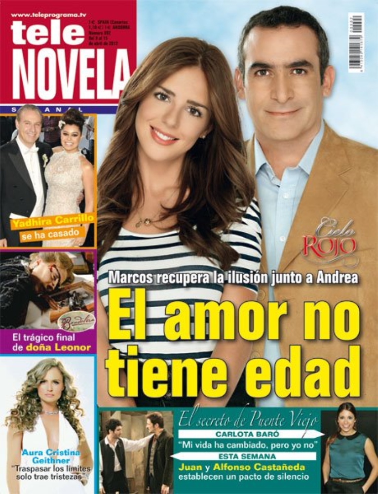 Colección: Telenovela: Portadas de la revista en 2012