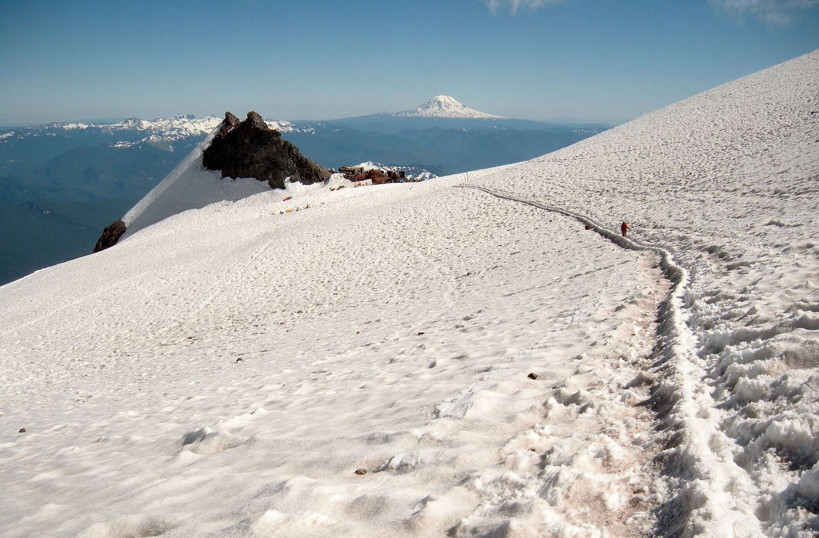 Life is a mountain.: Camp Muir (10,080') - Mt. Rainier
