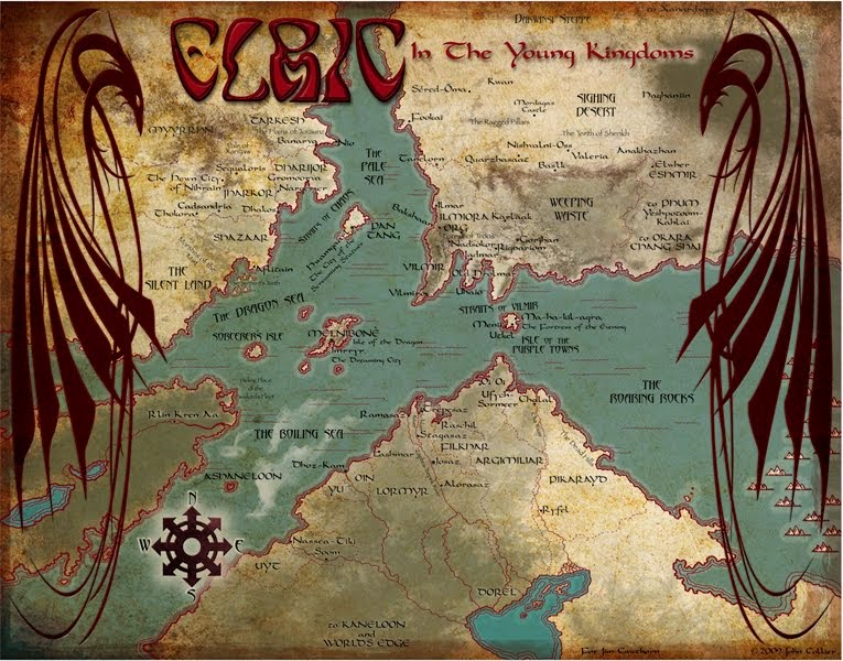 Akratic Wizardry: Maps of Elric's Young Kindgoms