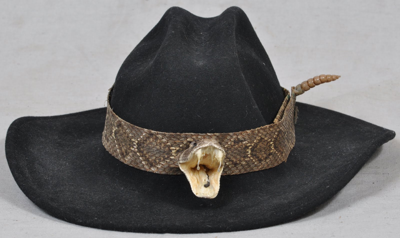 The Objects of My Desire...: Vintage Hat with Rattlesnake Band, 15 ...
