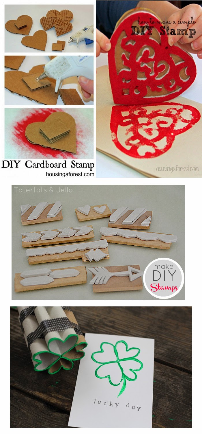 DIY Stamps from Common Household Objects | Frugal Family Fair