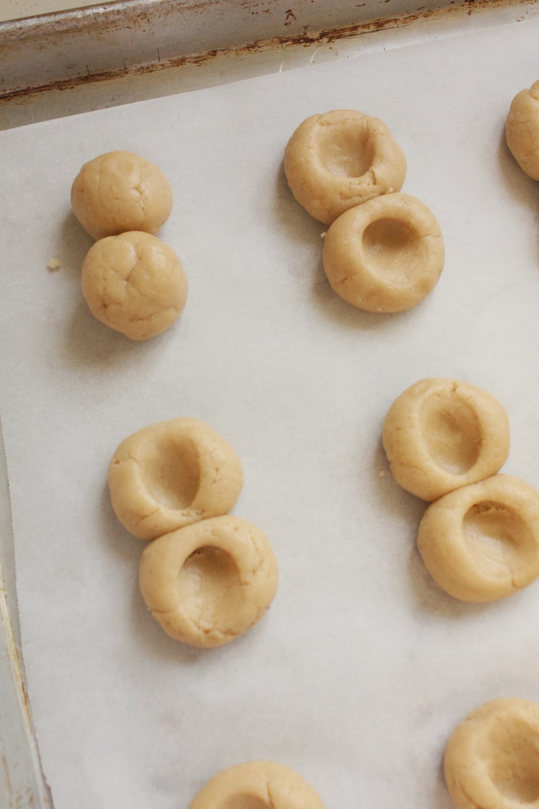 Thumbprint Snowman Cookies Recipe | In Katrina's Kitchen