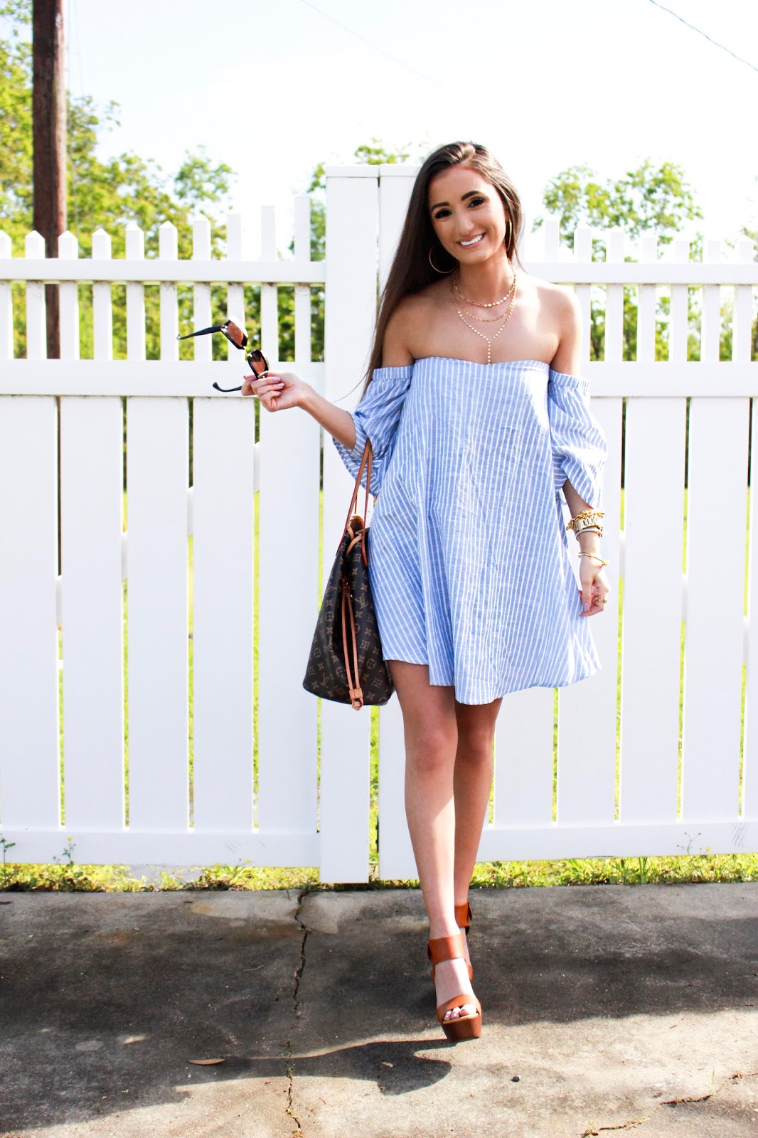 Perfect Off The Shoulder Dress For Spring — Brandilyn Anne