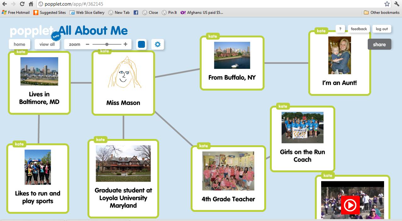 Mason's Web 2.0 Tools: Popplet Examples