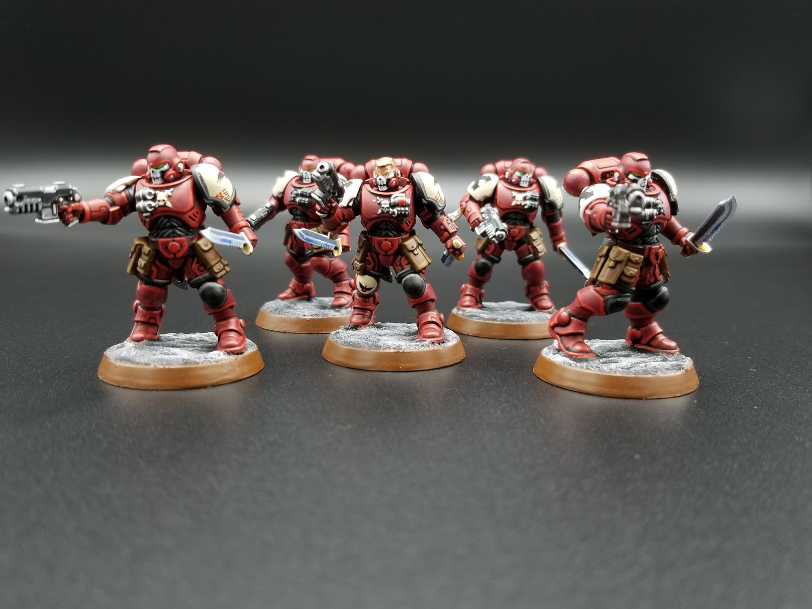 Tigurius's Omnis Arcanum Models: Blood Raven Primaris Reivers