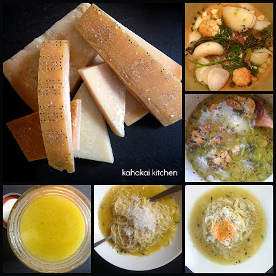 Kahakai Kitchen: Capellini en Parmesan Brodo (and a Recipe for Parmesan ...