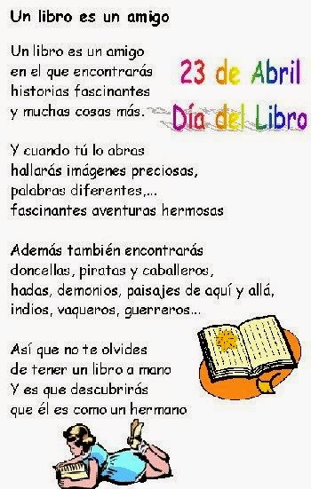 Patricienta y sus mikos: POESÍAS DÍA DEL LIBRO