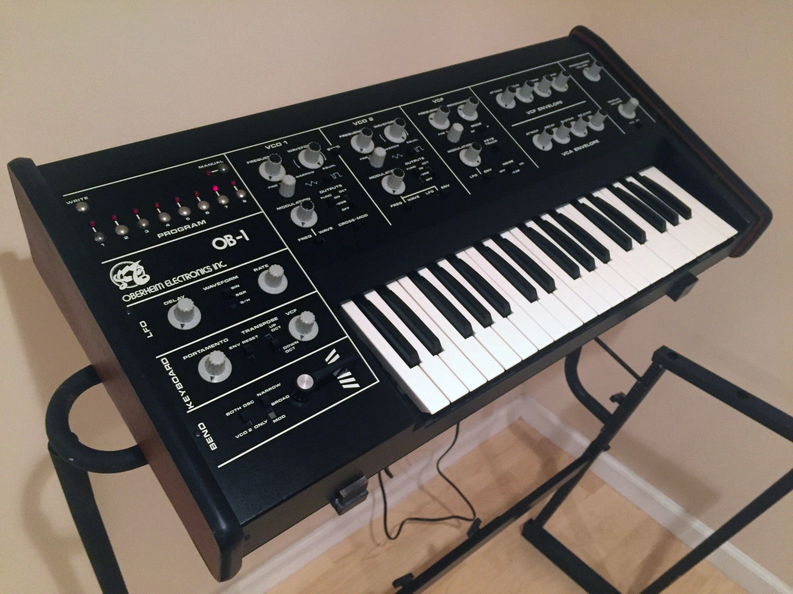 MATRIXSYNTH: Oberheim OB-1 Synthesizer Complete Set SNs 0134 & 0159