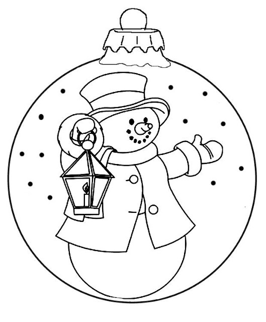 CELE mai FRUMOASE modele de GLOBULETE de colorat pentru CRACIUN :: Fise ...