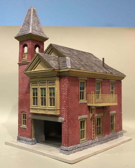 White River Division: Small Town Fire Station...by Don Janes