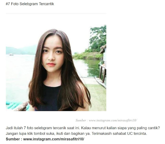 Yuk Kita Intip, 7 Foto Selebgram Tercantik Saat Ini, Awas Jatuh Cinta ...