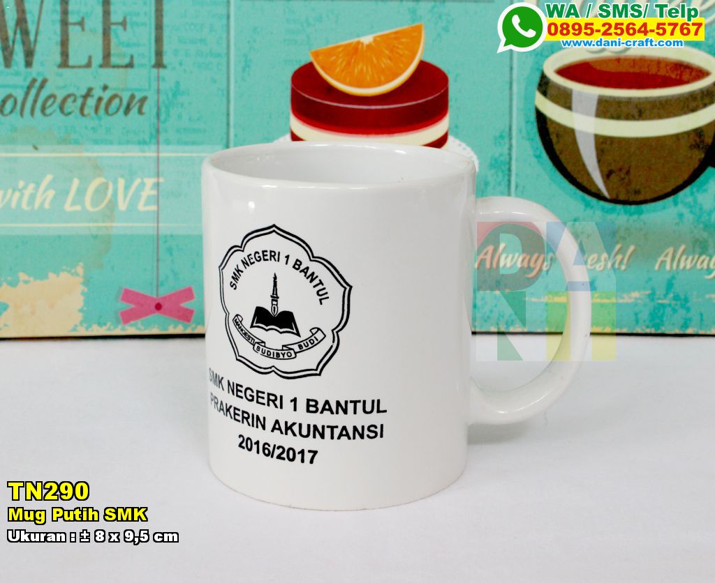 Mug Putih SMK | Souvenir Pernikahan
