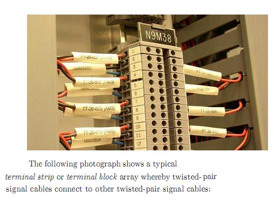 Industrial Instrumentation: Terminal Strip Or Terminal Block