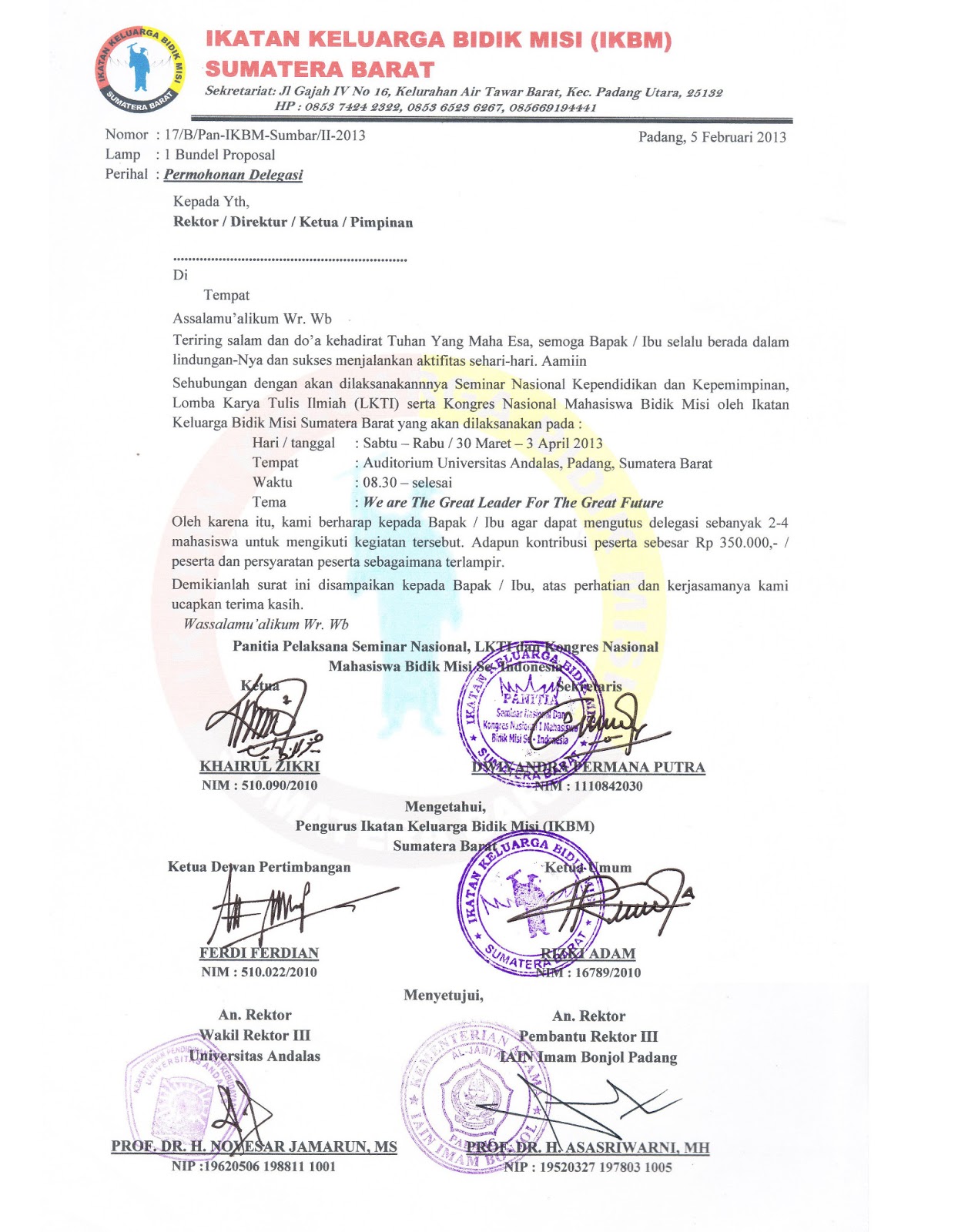 Ikatan Keluarga Bidik Misi Indonesia: SCAN TANDA TANGAN PERMOHONAN ...
